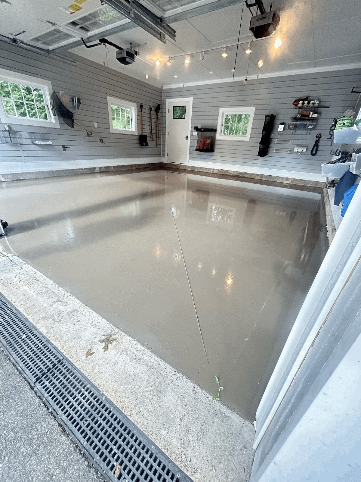 Garage Floor Leveling Before Epoxy Coating