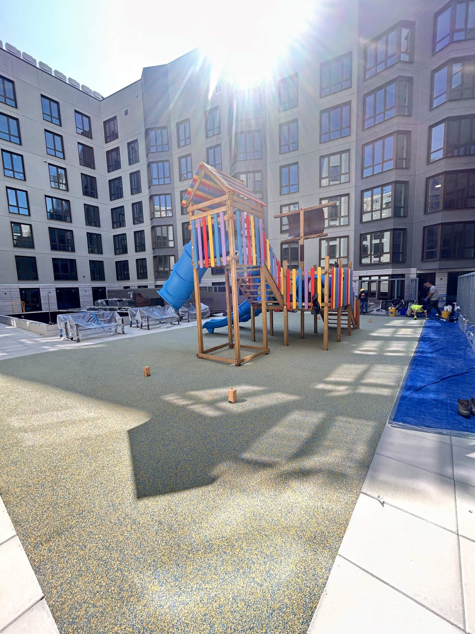 Project Playground with Poured-in-Place Rubber